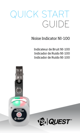 TSI QUEST NI-100 Guia De Inicio Rapido | Manualzz