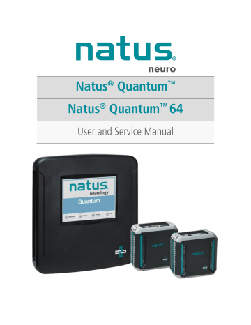 natus Quantum, Quantum 64-channel User And Service Manual | Manualzz