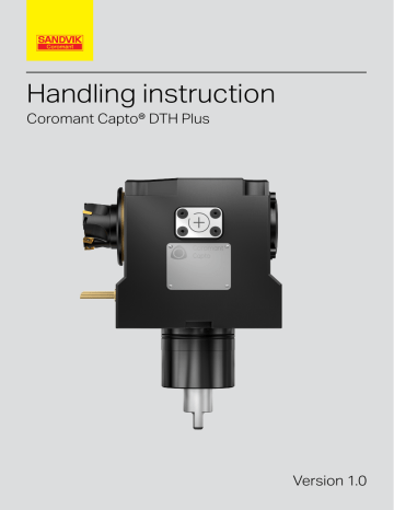 SANDVIK Coromant Capto DTH Plus Handling Instruction | Manualzz