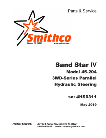 Smithco Sand Star IV sn 4HS0311 – 4HS0339 Owner's Manual | Manualzz