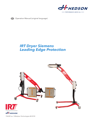 Hedson IRT System Series Operation Manual | Manualzz