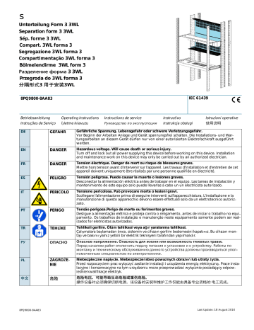 Siemens SENTRON 3WL Betriebsanleitung | Manualzz