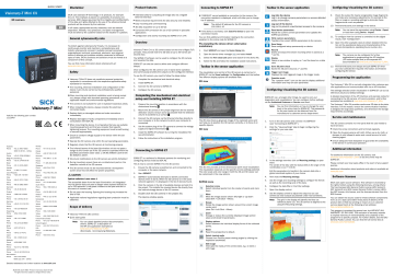 Sick Visionary-T Mini Quickstart | Manualzz