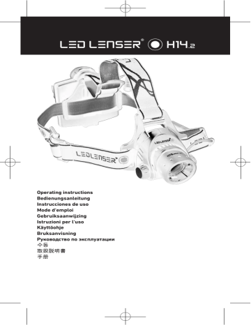 Led Lenser H14.2 Mode d'emploi | Manualzz