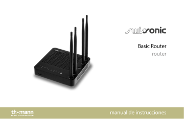 thomann swissonic basic router Manual de usuario | Manualzz