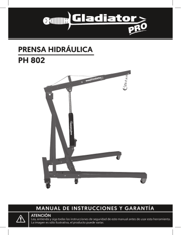 Gladiator PRO PH 802 Manual de usuario | Manualzz