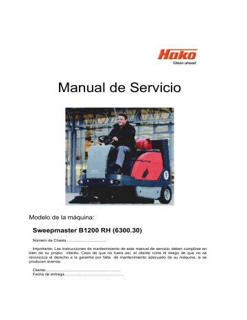 Hako Sweepmaster B1200 RH Manual de usuario | Manualzz