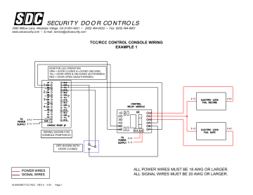 SDC TCC Wiring Diagram | Manualzz