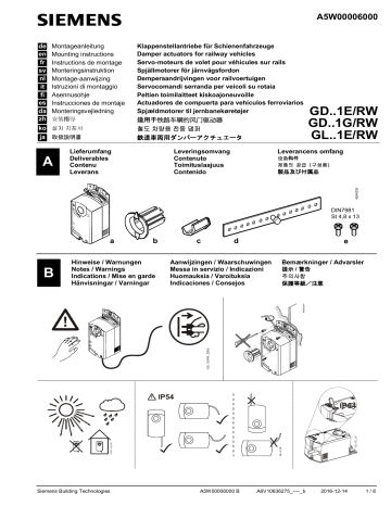 Siemens GD 1G/RW Serie Brugermanual | Manualzz