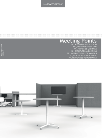 Haworth Meeting Points Instrucciones De Montaje | Manualzz