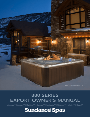 Sundance Spas Aspen 880, Capri 880, Maxxus 880 Owner's Manual | Manualzz