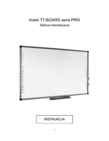 Avtek TT-BOARD PRO Series Instrukcja obsługi | Manualzz