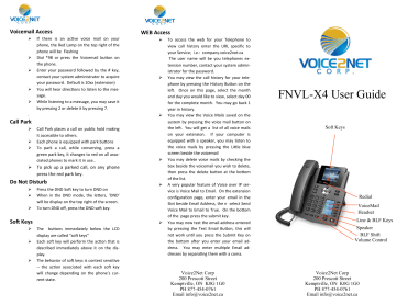 Fanvil FNVL-X4 User Manual | Manualzz