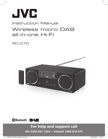 JVC RD-D90 Instruction Manual | Manualzz