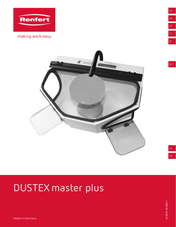 Renfert Dustex master plus Original Instructions Manual | Manualzz