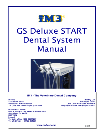 iM3 GS Deluxe START Operating Manual | Manualzz