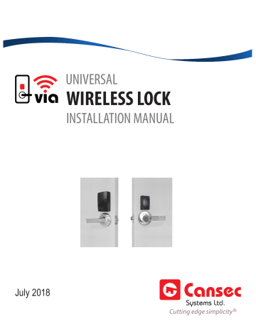 Cansec VIA Installation Manual | Manualzz