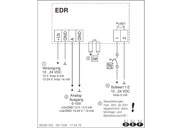 Helios EDR Wiring Diagram | Manualzz