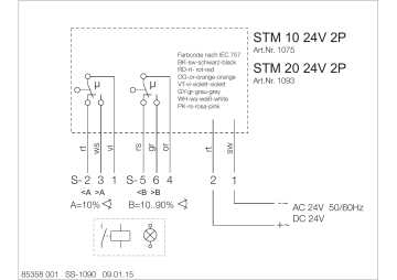 Helios STM 20 24V 2P Wiring Diagram | Manualzz