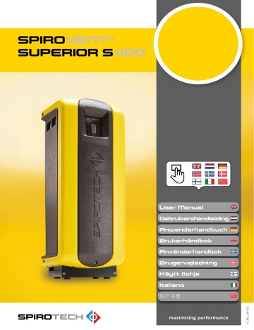 Spirotech SPIROVENT SUPERIOR S400 User Manual | Manualzz