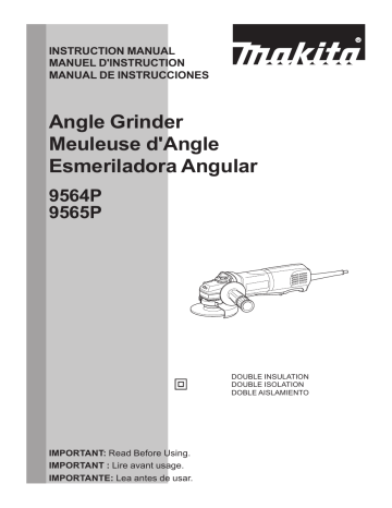 Makita 9564P, 9565P Manual De Instrucciones | Manualzz