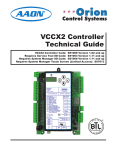 AAON Orion VCCX2 Technical Manual | Manualzz