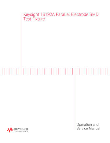 Keysight 16192A Operation And Service Manual | Manualzz