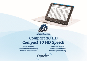 Optelec Compact 10 HD User Manual | Manualzz