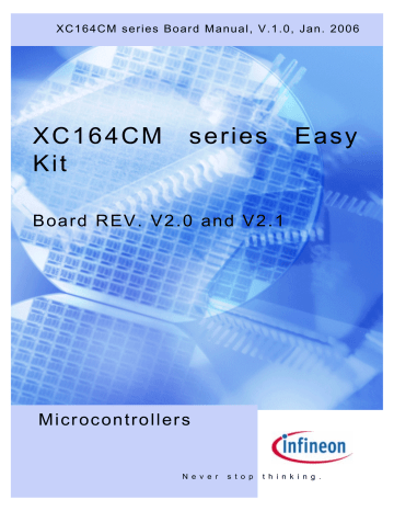 Infineon XC164CM Series, XC164CM-8FF Manual | Manualzz