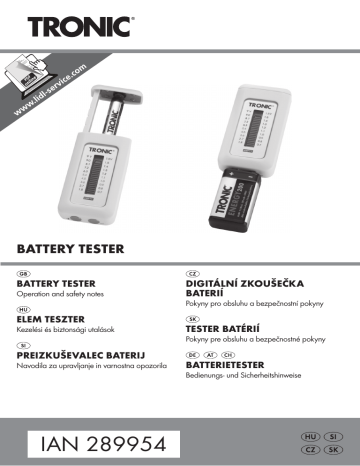 OWIM TRONIC HG01717 Operation And Safety Notes | Manualzz