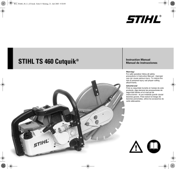 Stihl TS 510 Cutquik, TS 760 Cutquik Manual De Instrucciones | Manualzz