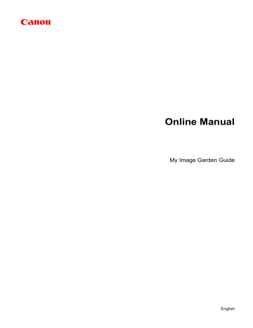 Canon My Image Garden Online Manual | Manualzz