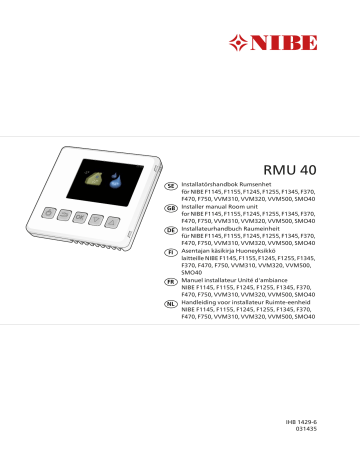 Nibe RMU 40 Installer Manual | Manualzz