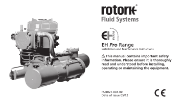 rotork EH Pro Series Installation And Maintenance Instructions Manual ...