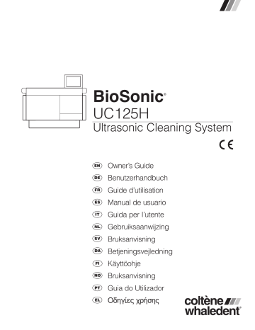 coltene/whaledent BioSonic UC125H Benutzerhandbuch | Manualzz