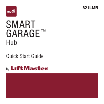 MyQ Smart Garage Quick Start Manual | Manualzz