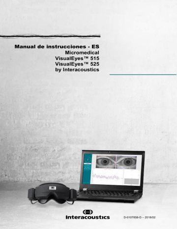 Interacoustics VisualEyes 525 Manual de usuario | Manualzz