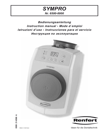 Renfert SYMPRO Instruction Manual | Manualzz