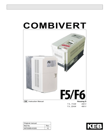 KEB COMBIVERT F6 Instruction Manual | Manualzz