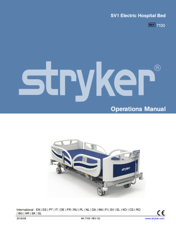 Stryker SV1 Instrucciones de operación | Manualzz