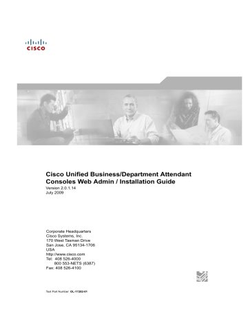 Cisco Unified Attendant Console Installation Guide | Manualzz