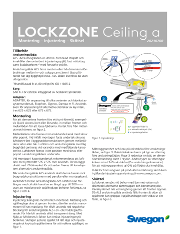 Swegon LOCKZONE Ca Bruksanvisningar | Manualzz
