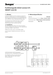 Swegon GOLD RX - User manual, Operation And Maintenance Instructions ...