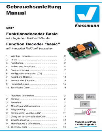 Viessmann Basic 5237 Manual | Manualzz
