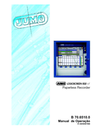 JUMO 706510 Paperless Recorder Instruções de operação | Manualzz