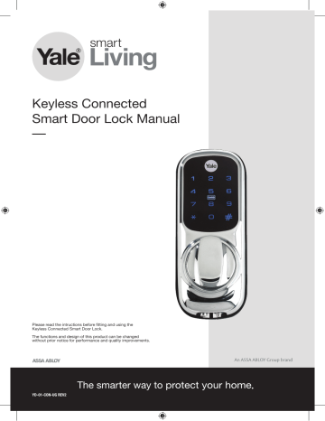 Yale Keyless Connected Ready Smart Lock Instruction Manual | Manualzz