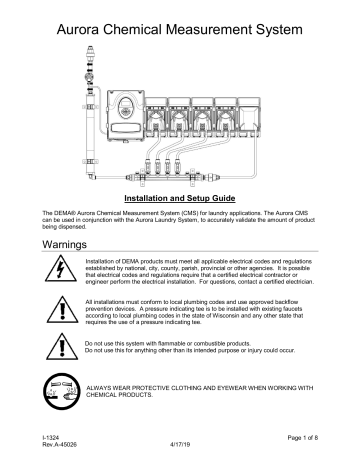 Dema Aurora CMS Aurora CM Instruction Sheet | Manualzz