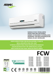 Manuale di installazione e uso del ventilconvettore Aermec FCW | Manualzz