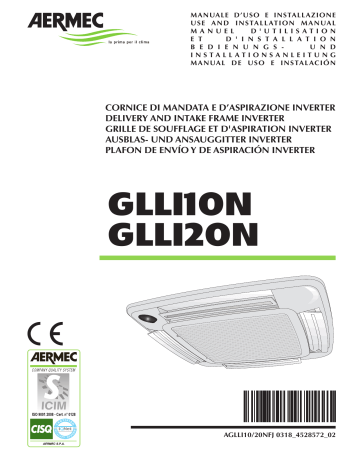 Aermec FCLI Fan coil Installation and use Manual | Manualzz