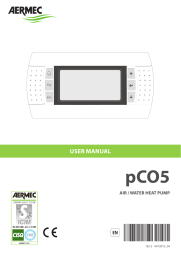 Aermec NRP - User manual, Operating instructions